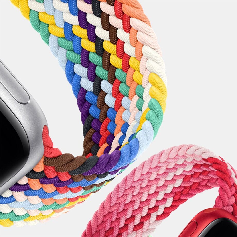 Stretchy Elastic Braided Solo Loop Fabric Nylon Woven Watch Strap For ...