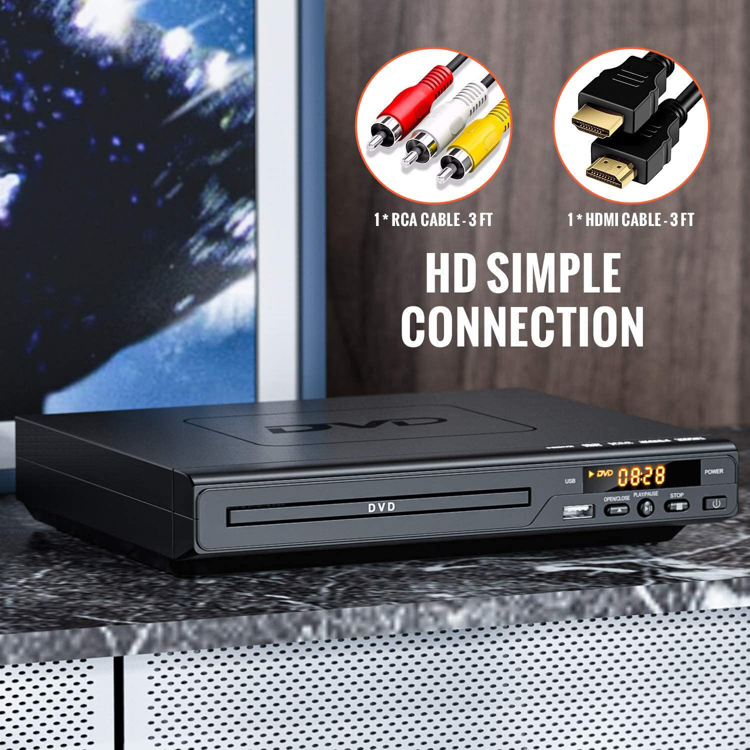 Buy Wholesale China Dvd-3621 Pro High Quality 3d Dvd Player With Full ...