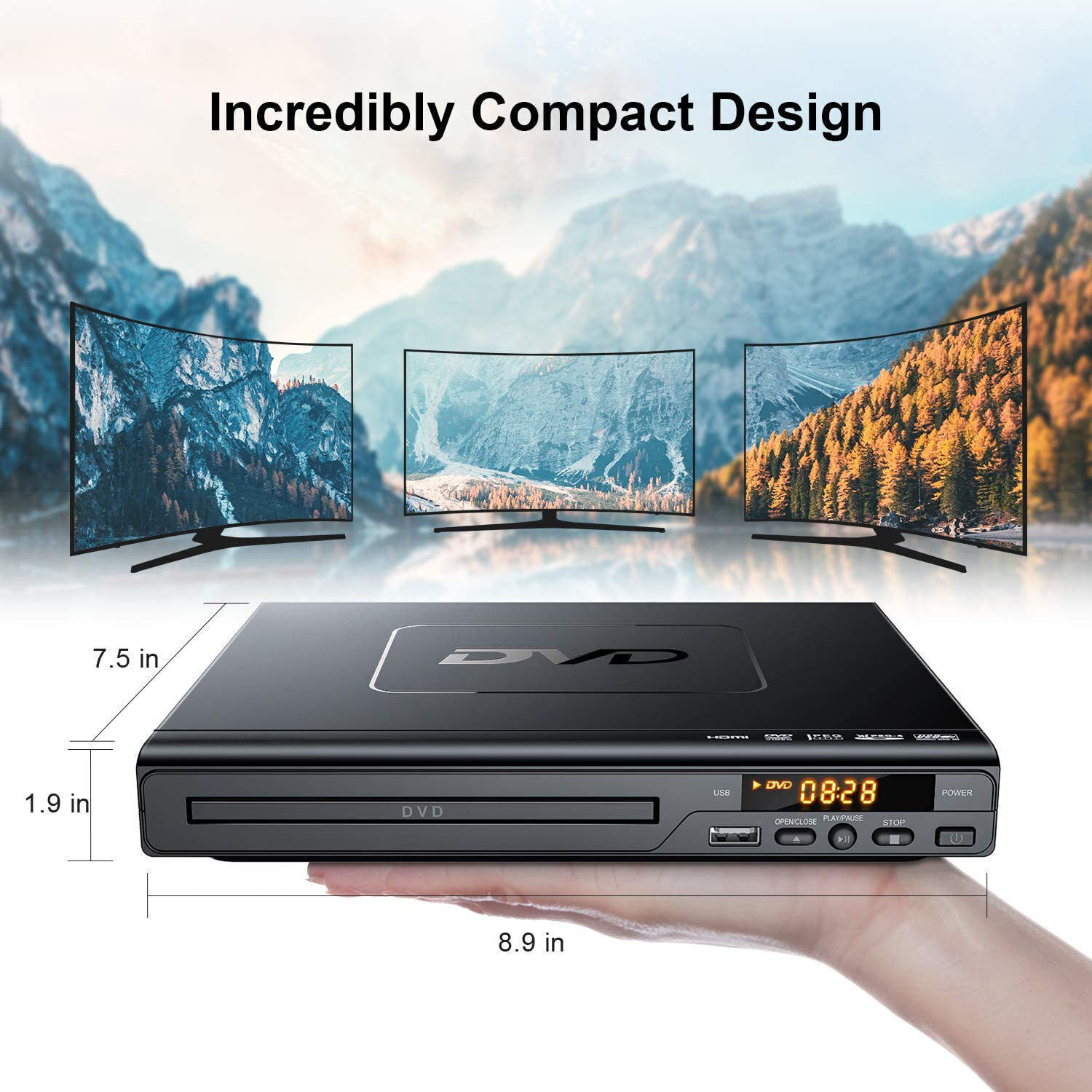 Buy Wholesale China Dvd-3621 Pro High Quality 3d Dvd Player With Full ...