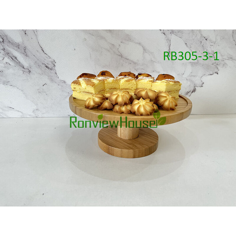 Buy Wholesale China Bamboo Cake Stands,various Sizes & Styles, Suitable ...