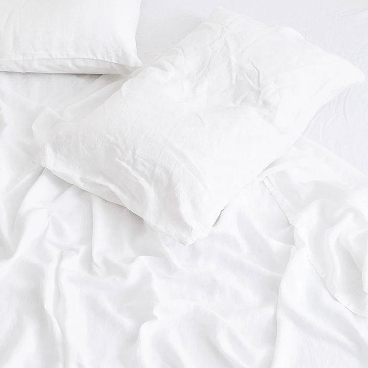 Low Moq Belgian Linen Sheets Set Pure French Linen Flax Linen Sheet ...