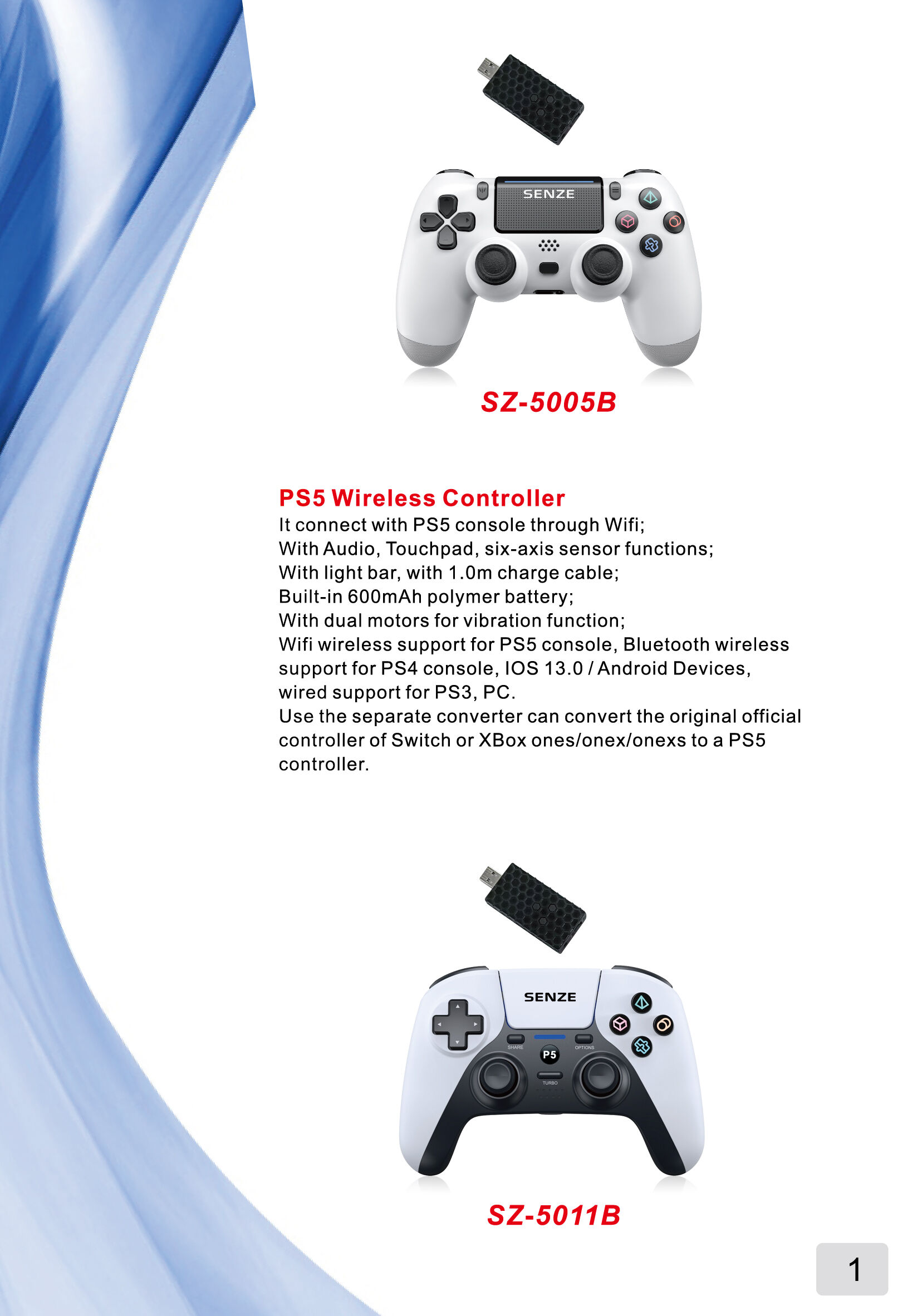 Buy Wholesale China Factory Ps5 Wireless Controller 2023 New Solution ...