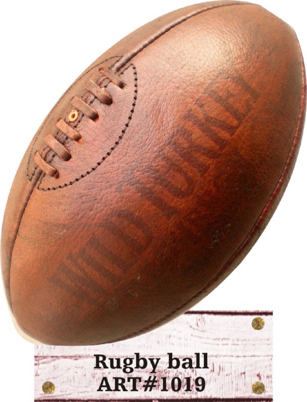 Buy Wholesale India Vintage Brown Leather Rugby Ball Available In High ...