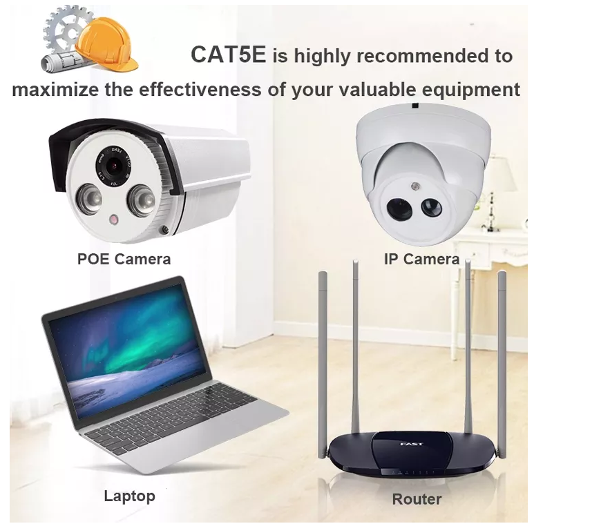 Buy Wholesale China Stranded Cat5e Utp Lan Cable 1000ft, 24awg Stranded ...