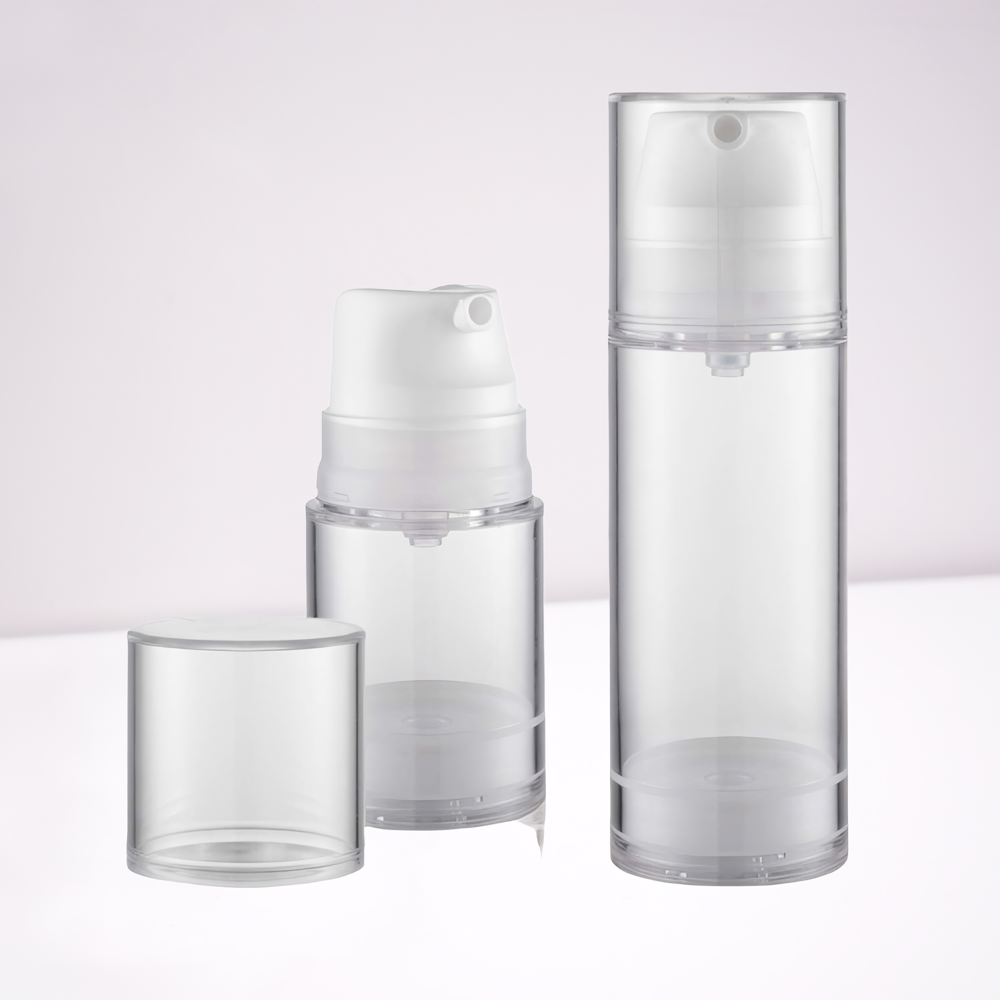 50ml 100ml Transparent Airless Pump Bottle Eco-friendly Airless Bottle Packaging, Petg Airless ...