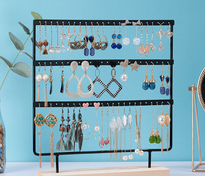 Buy Wholesale China Hot Sale Three-layer Iron Earrings Simple Style ...