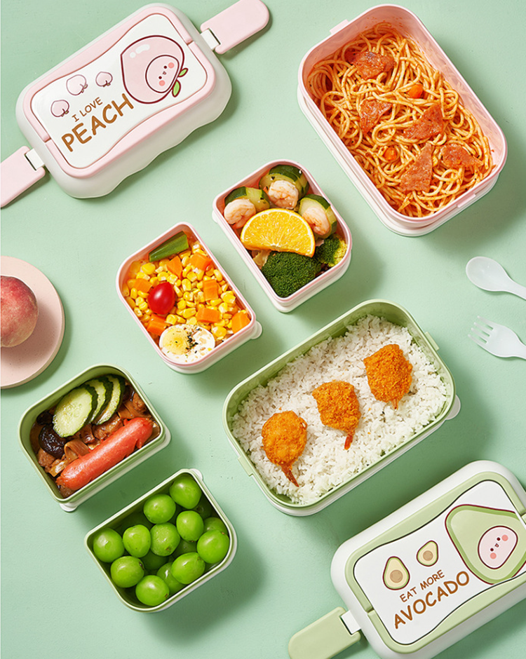 Buy Wholesale China Double Tier 3 Grid Plastic Student Office Portable ...