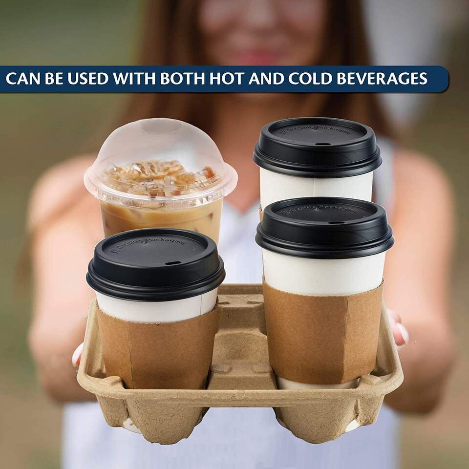 Biodegradable Compostable Disposable Paper Pulp Cup Holder - Buy China ...
