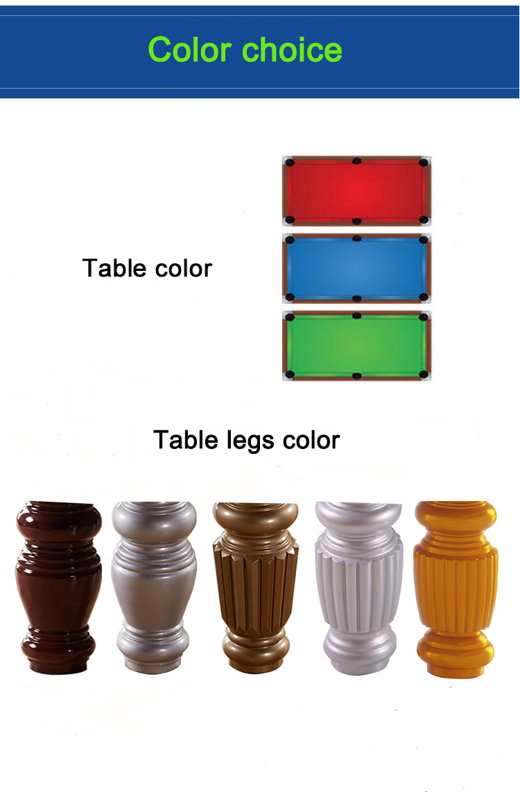 Factory Direct Sales Mdf Coin Operated Billiard Table/pool Table ...