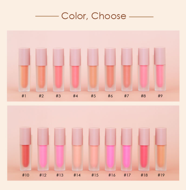 High Quality Liquid Blush Custom 18 Colors Private Label Cream Blush $1 ...