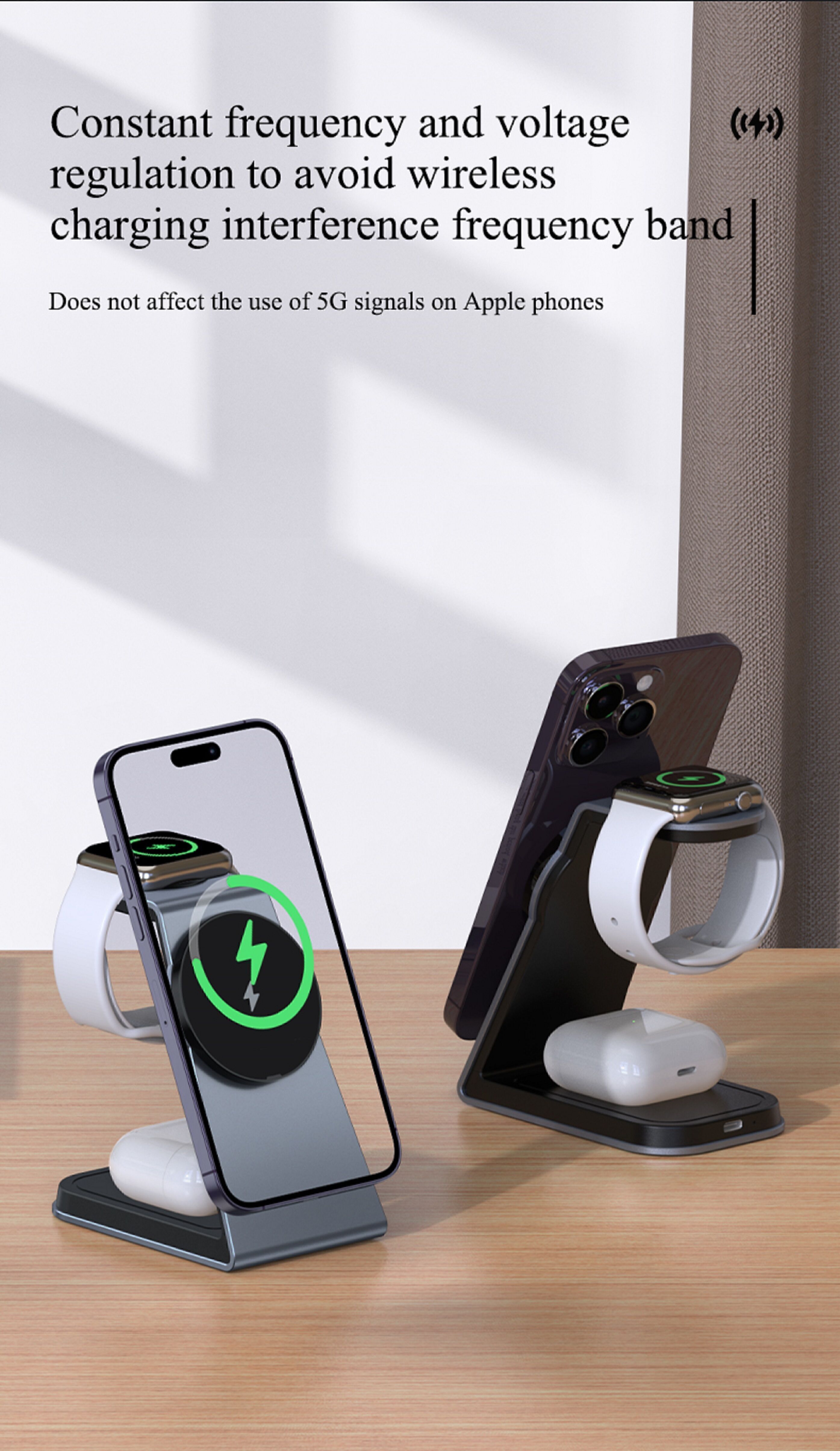 Buy Wholesale China 3 In 1 Simple Wireless Magnetic Charger Stand ...