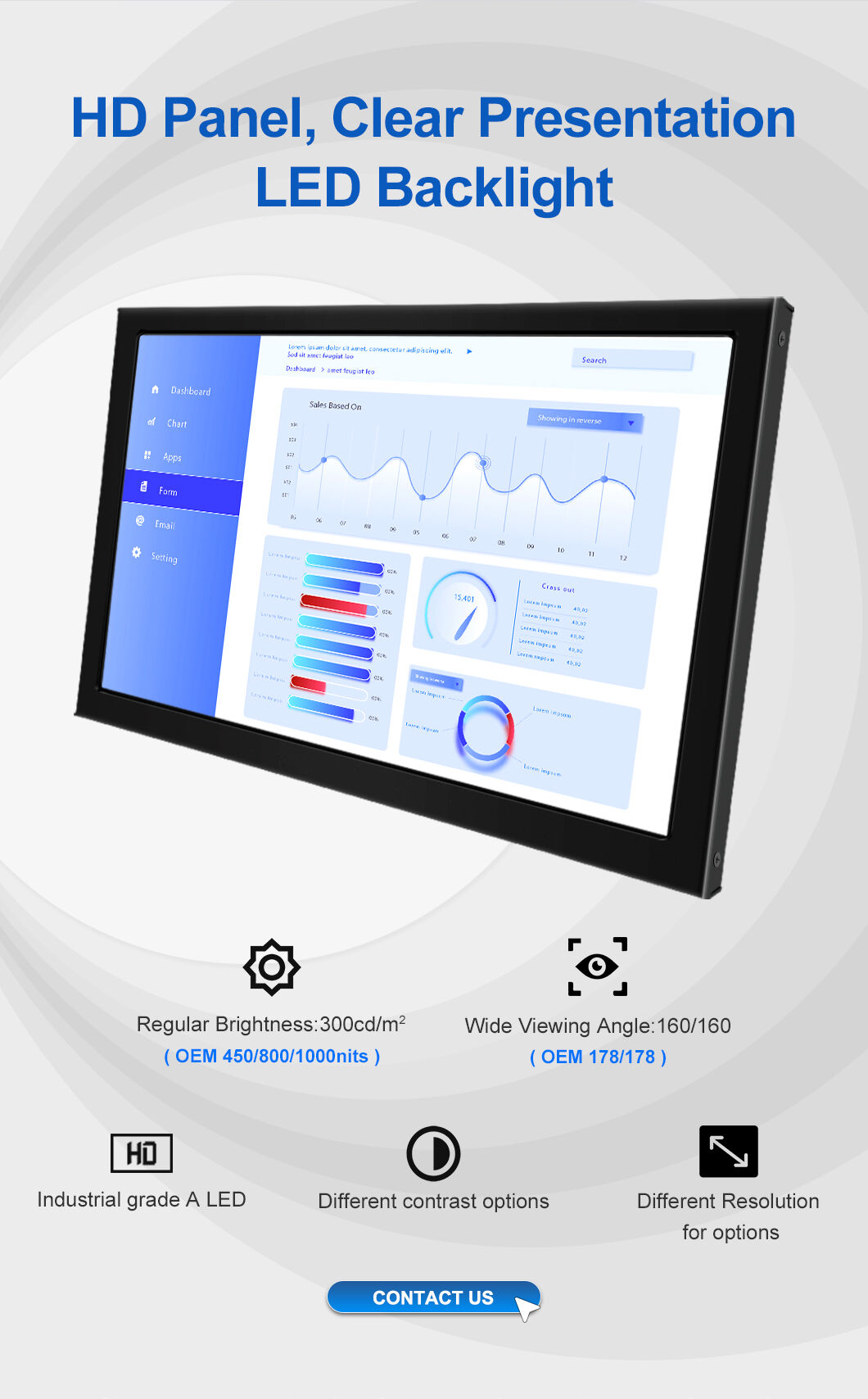 Buy Wholesale China Oem Odm 11.6 Inch Ips1366*768 Ips Vga Hdmi Screen ...