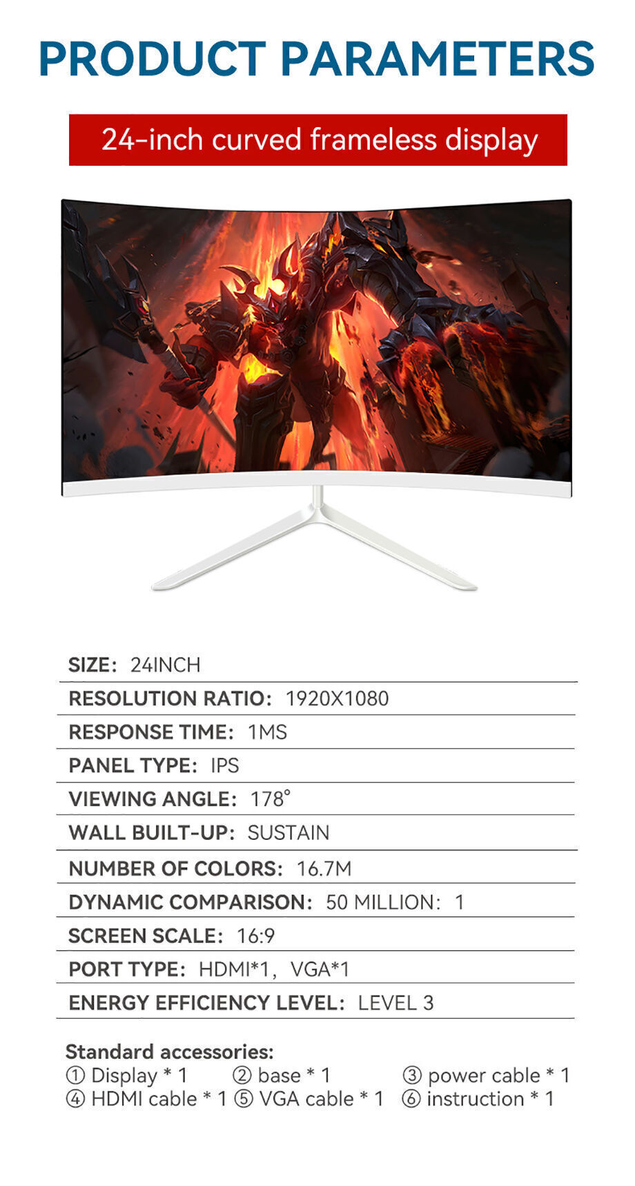 Buy Wholesale China 65hz 75hz144hz 165hz Gaming Monitor 1080p 1k 2k 4k ...