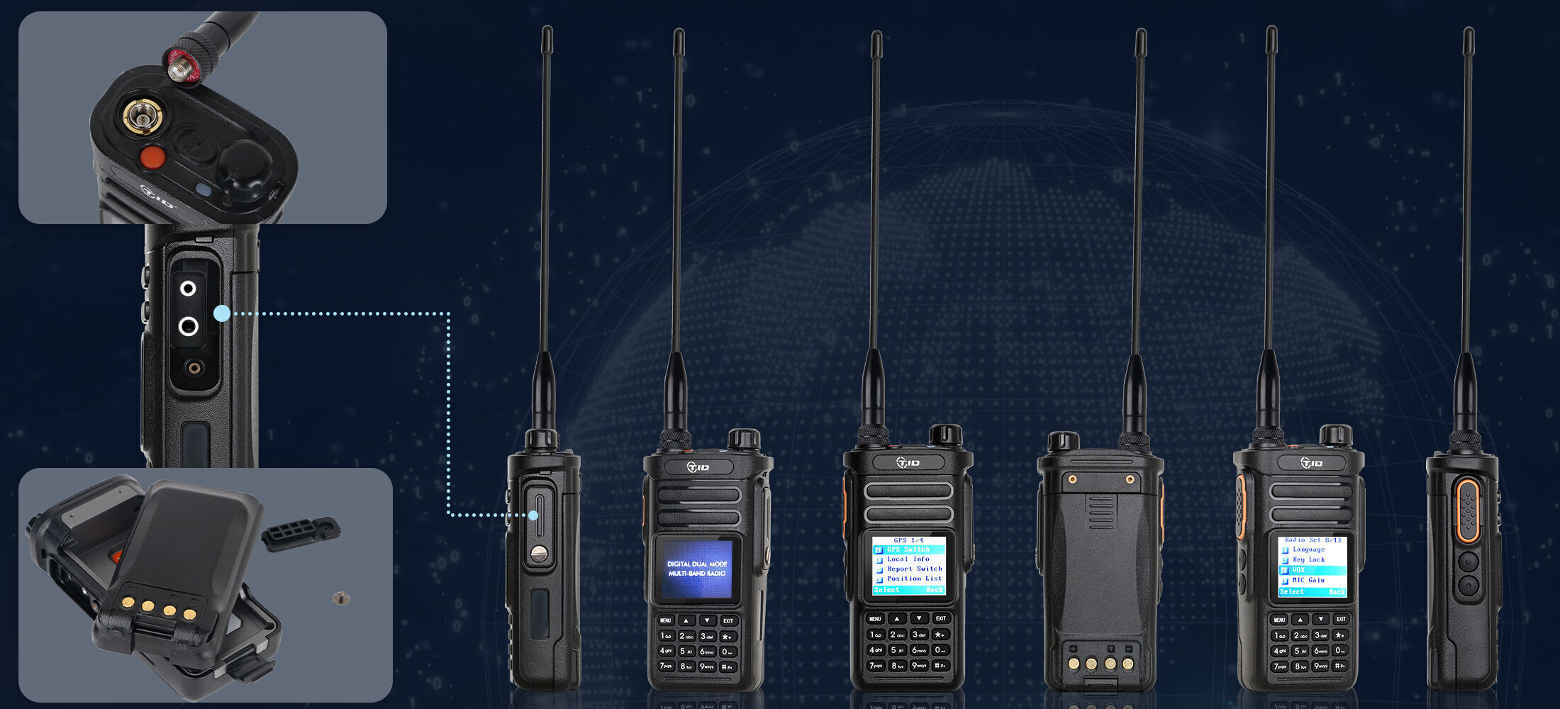 Buy Wholesale China Td-dp738 Dmr Digital Two Way Radio Professional ...