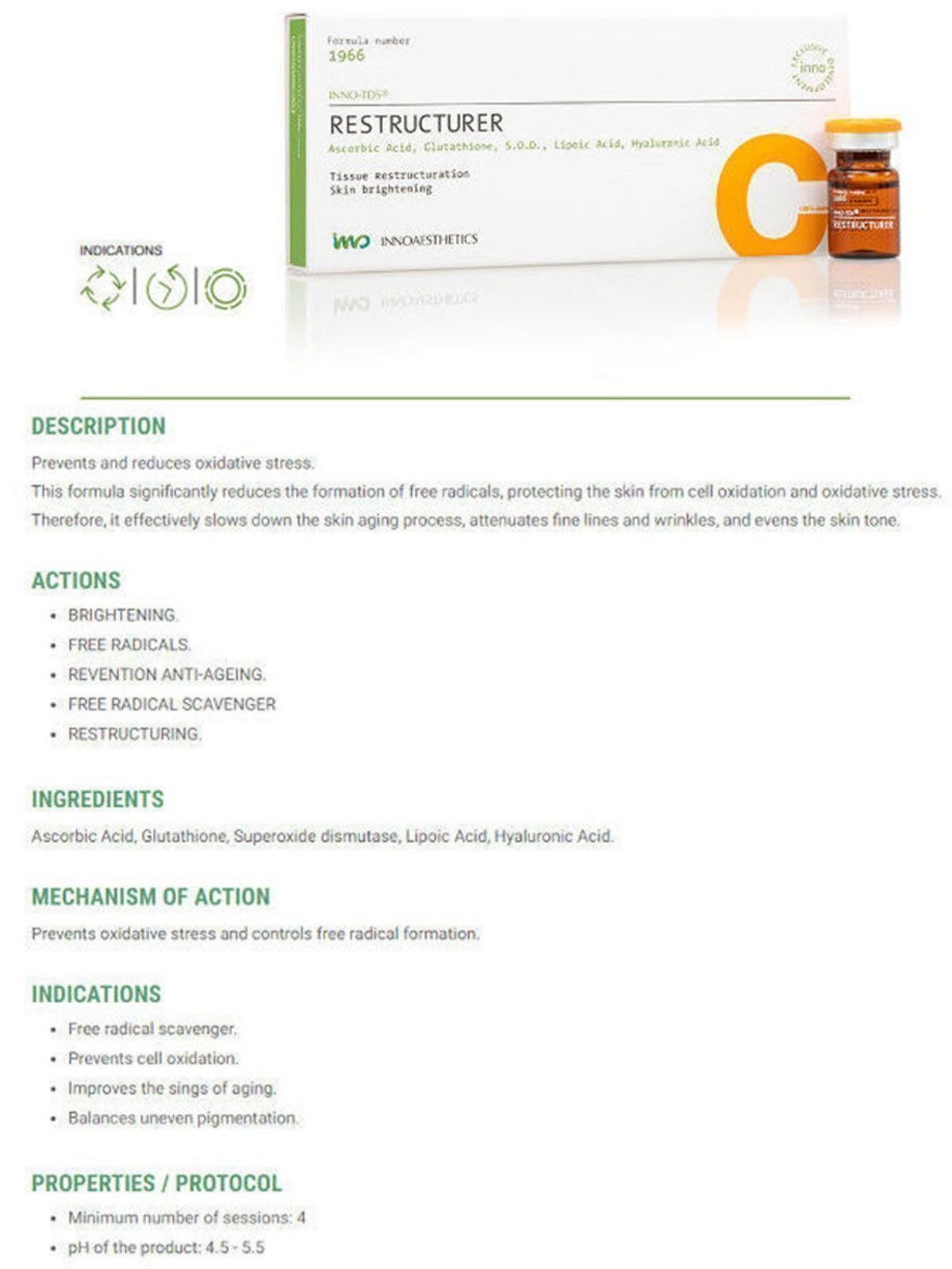 Buy Wholesale China Spain Inno-tds Restructurer Whitening Removing ...