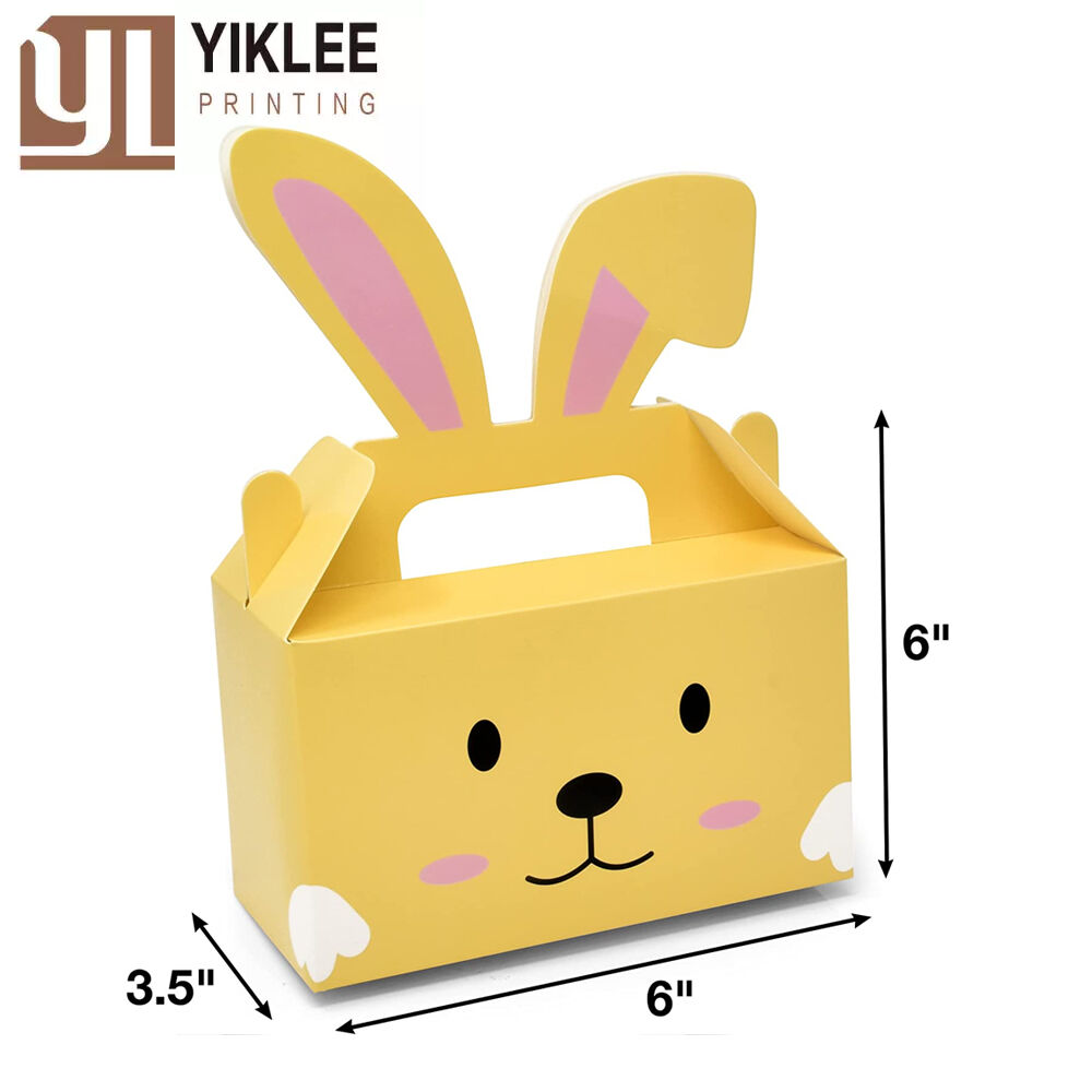 Buy Wholesale China Treat Boxes Bunny Cardboard Favor Boxes With Handle ...