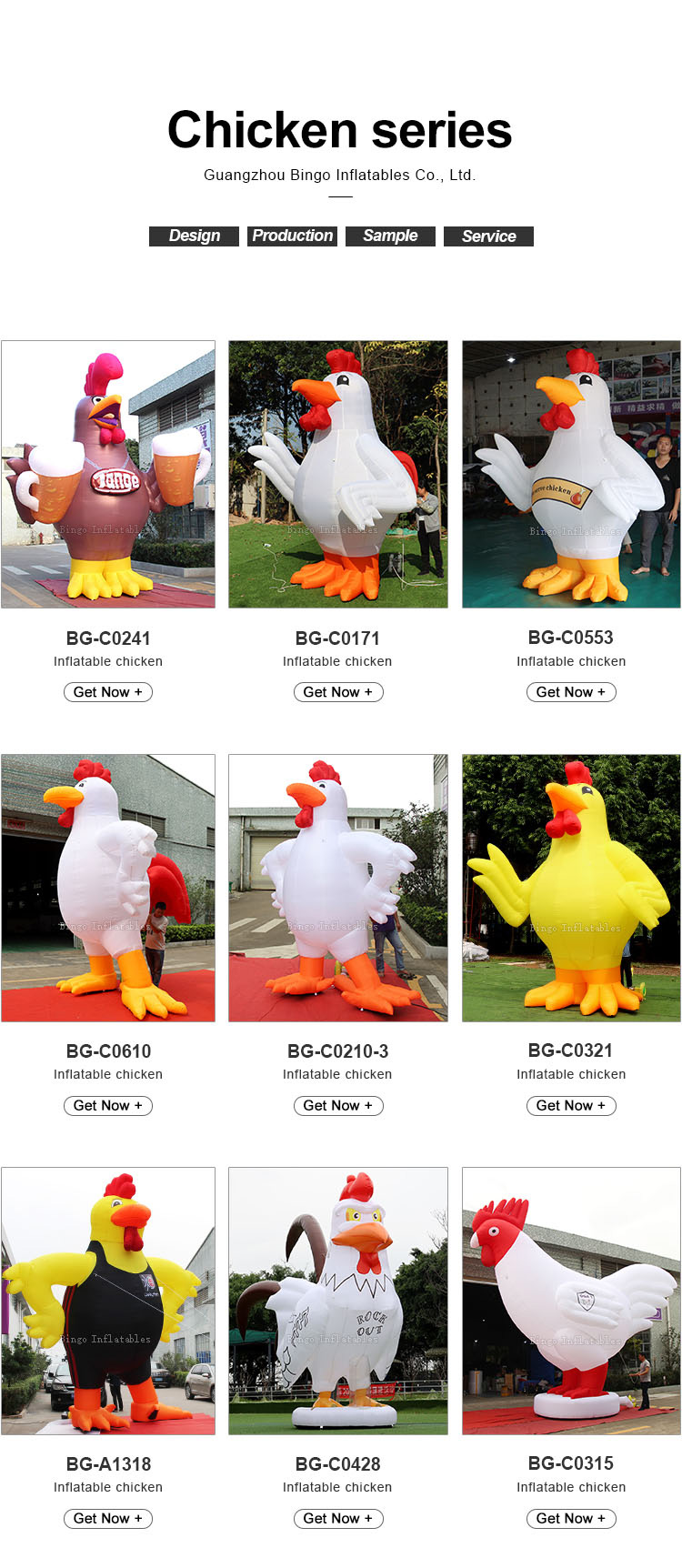 Buy Wholesale China Factory Direct Customized Inflatable Giant Chicken ...