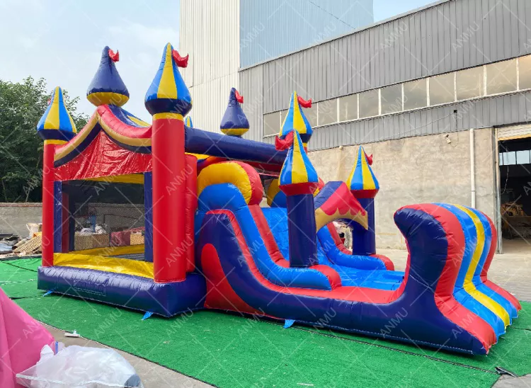 Anmu Fun Jungle House Slide Combo Kids Party Fun Inflables Joy Princess ...