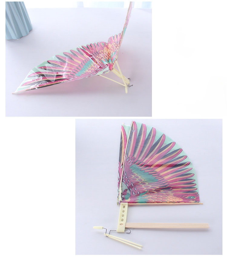 Diy Elastic Rubber Band Powered Flying Bird Kite Children's Educational ...