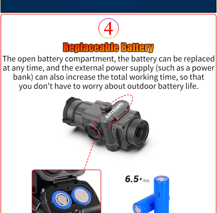 Buy Wholesale China Artemis 25 35 Thermal Scope Attachment Thermal ...