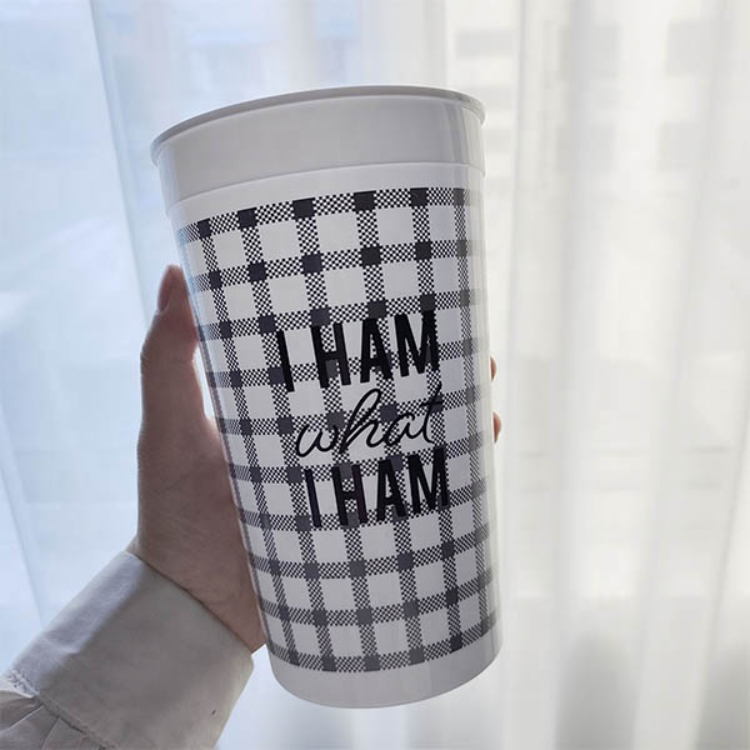 Buy Wholesale China 32oz Plastic Stadium Cups Polyethylene Fluted Party ...