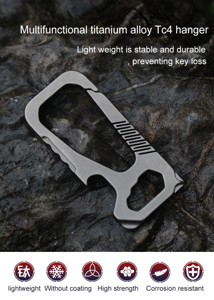 Buy Wholesale China Custom Keychain Titanium Heavy Duty Mini Carabiners ...