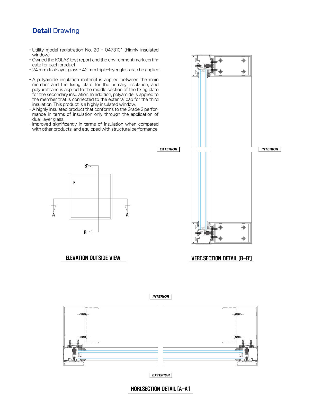 Buy Wholesale South Korea Korean Aluminum Windows Whole Types Of Window ...