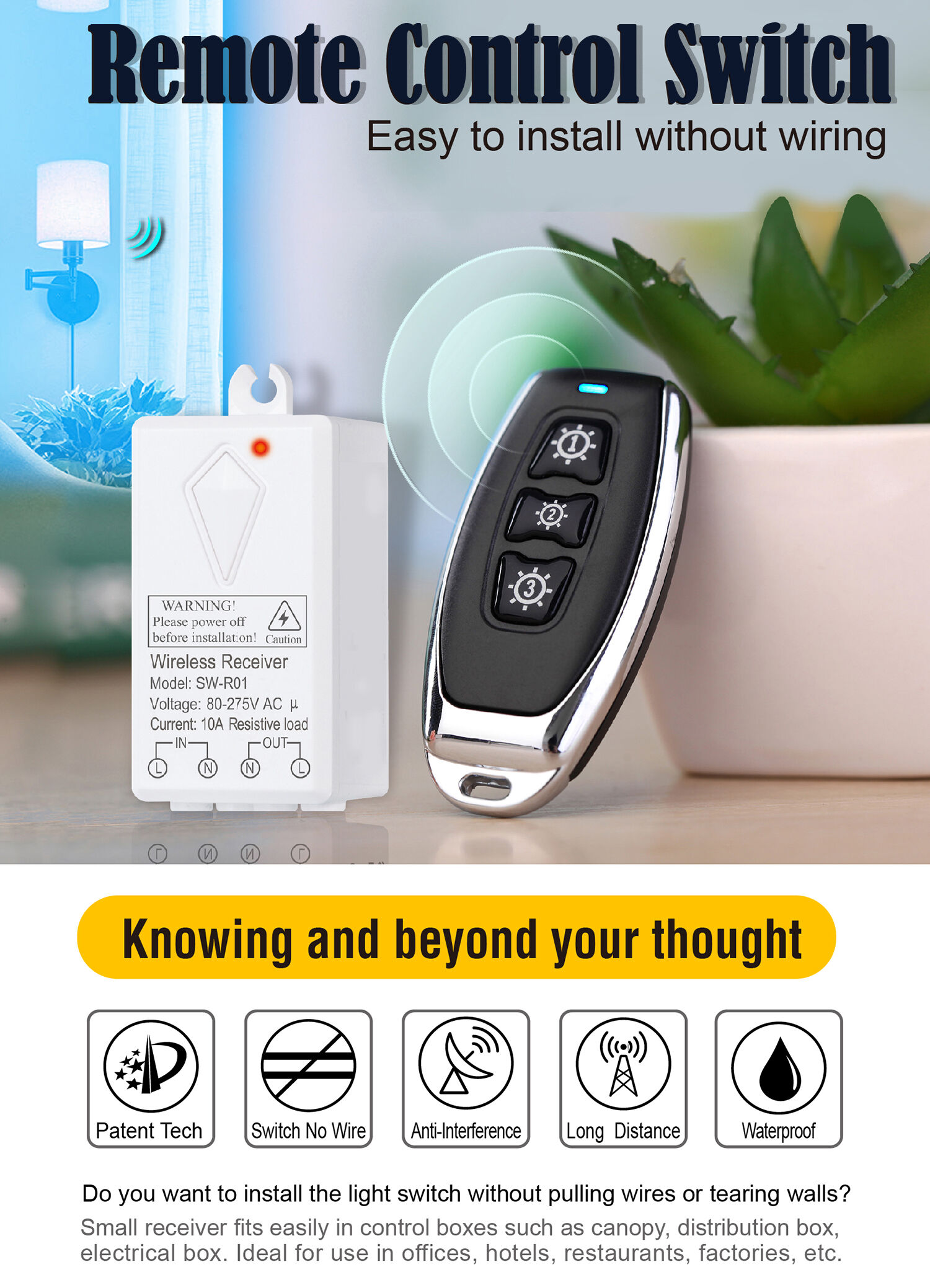 Buy Wholesale China Wholesale China Factory No Wires Remote Control ...