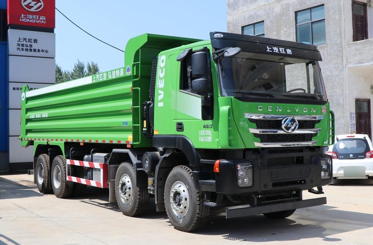 Buy Wholesale China Saic Red Rock 8x4 Dump Truck Jie Shi 480hp Heavy ...