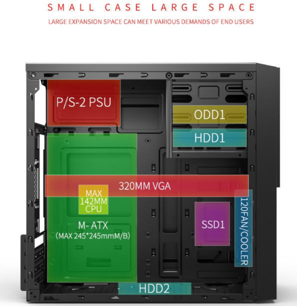 Buy Wholesale China Soeyi Computer Case & Tower Gaming Pc Mid Tower Oem ...