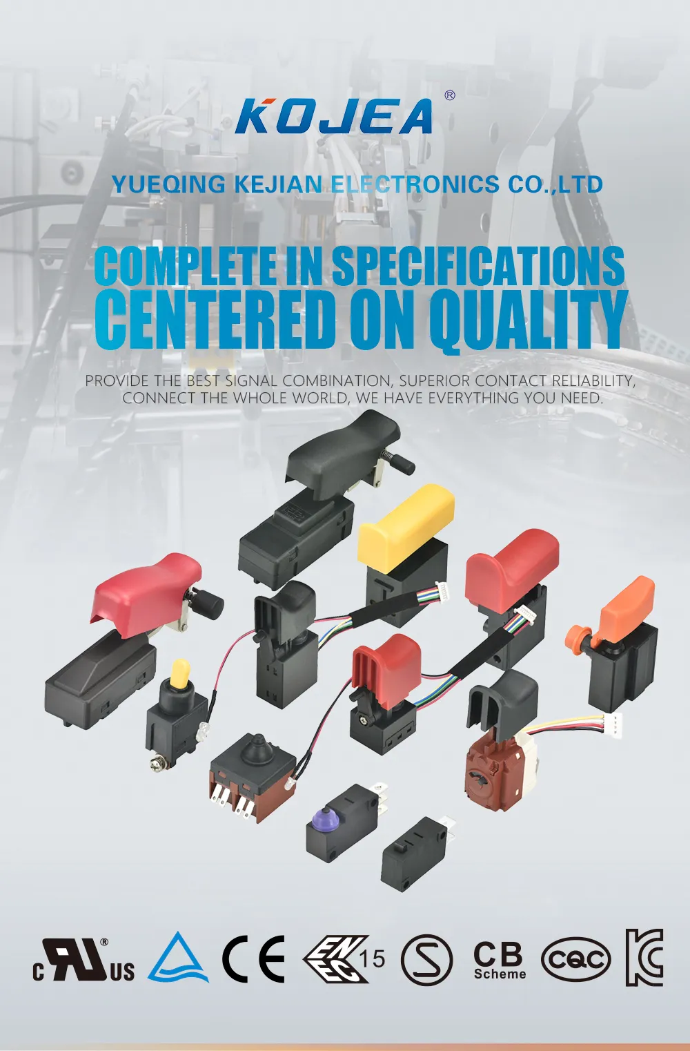 Buy Wholesale China Kj02-1100k Power Tool Switch Speed Control Trigger ...