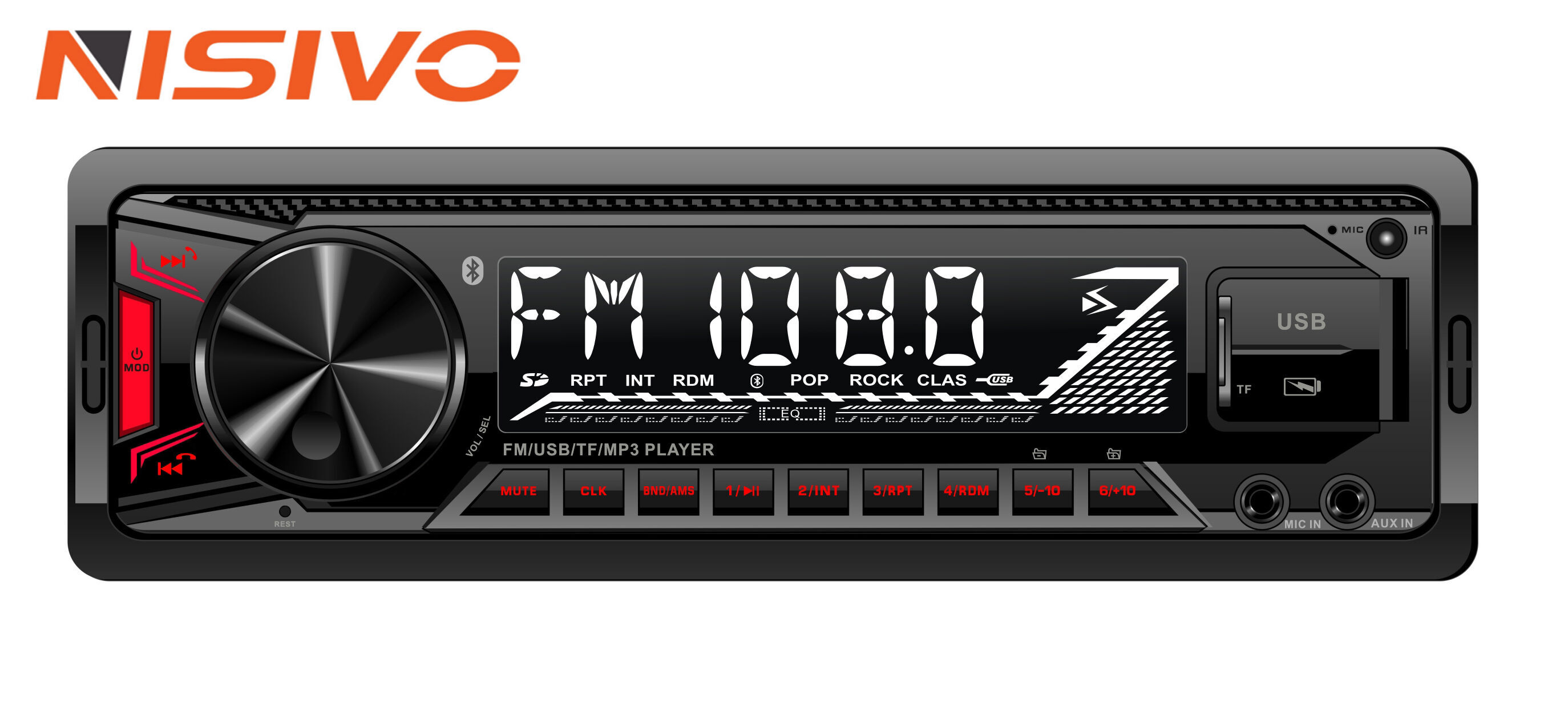 Buy Wholesale China 2023 New Arrivals One Din Fix Panel Car Mp3 Player ...