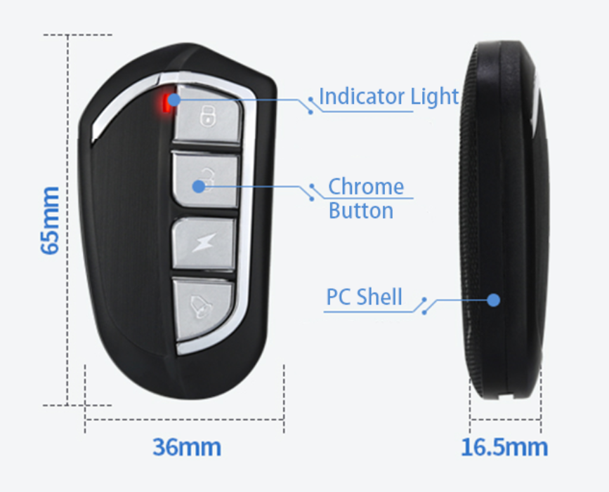 Buy Wholesale China 3v 4 Buttons 315/433mhz Garage Door Smart Home ...