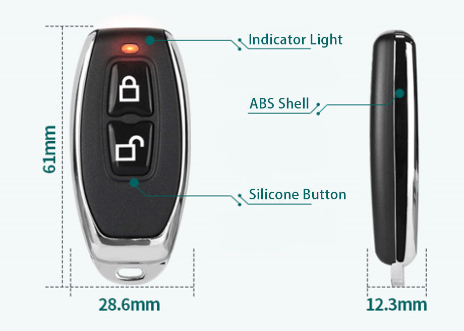 Buy Wholesale China 6v 2 Buttons 315/433mhz Garage Door Smart Home ...