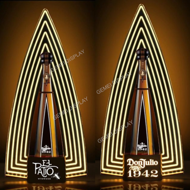 Gemei Factory Oem Nightclub Champagne Bottle Presenter Tequila Rack ...
