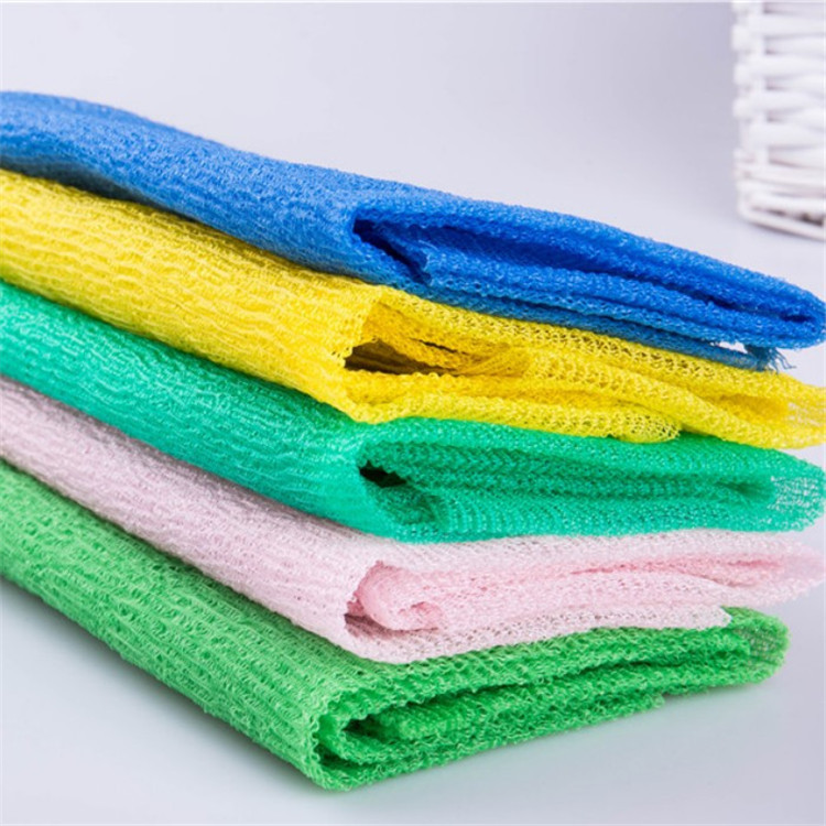 Back Scrubber Nylon Extended Length Bathing Towel Long Body Exfoliator ...