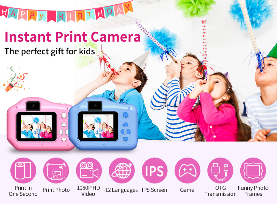 Buy Wholesale China Digital Toy Camera For Kids 1080p Hd Instant Print ...