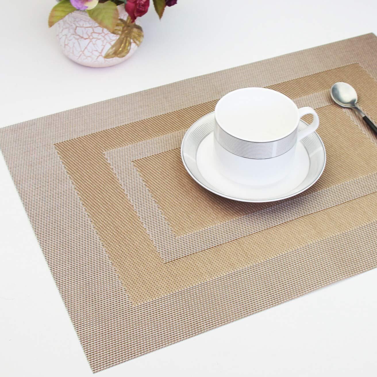 Buy Wholesale China Double Frame Heat Insulation Placemats Light Luxury ...