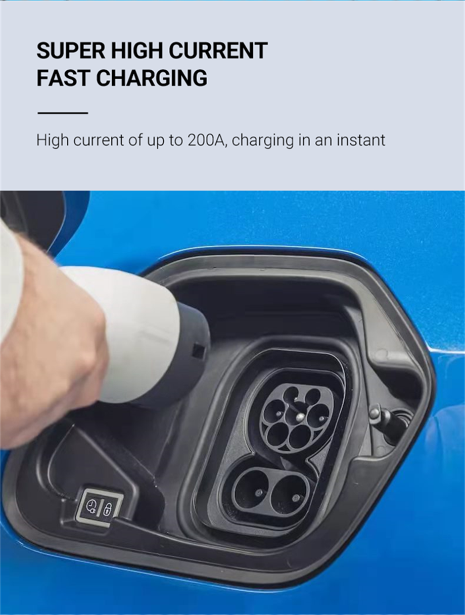Buy Wholesale China Ac 32a Dc 200a Ev Charger Socket Dc Ccs2 Ev Male ...