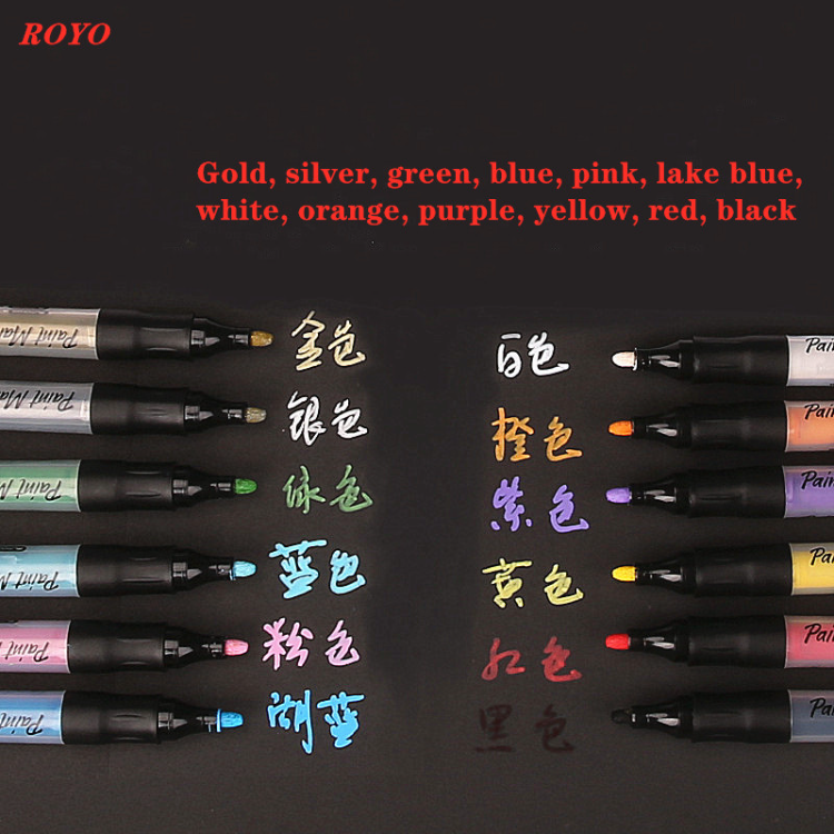 Buy Wholesale China Colorful Paint Marker Pen Acrylic Marker Non ...