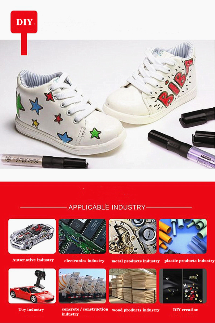 Buy Wholesale China Colorful Paint Marker Pen Acrylic Marker Non ...