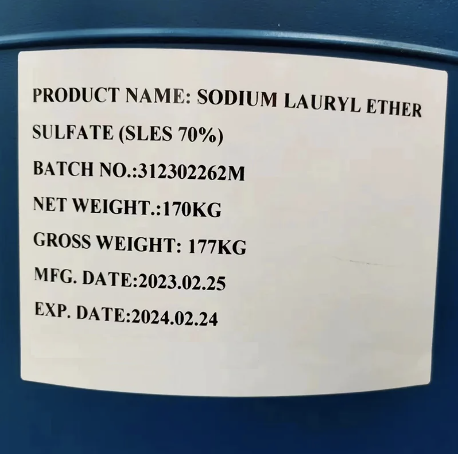 Buy Turkey Wholesale Factory Price Sodium Lauryl Ether Sulfate 70% ...