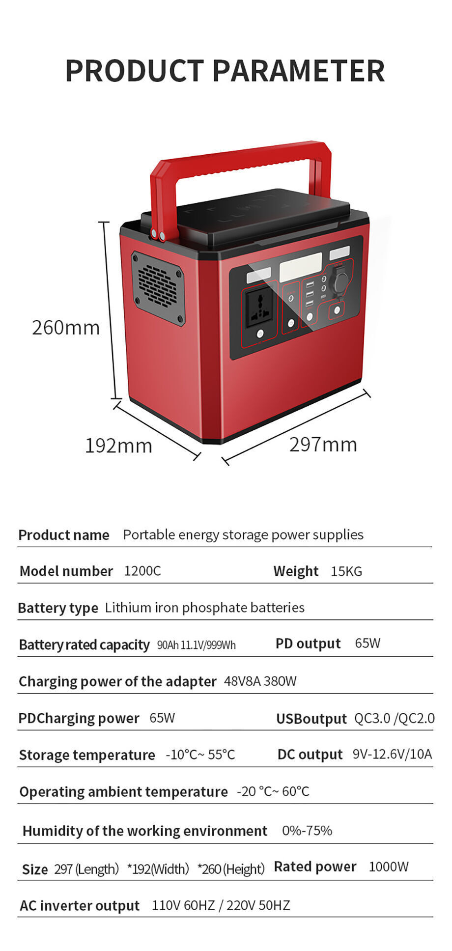 Buy Wholesale China Outdoor Camping 322000 Large Capacity Mobile Solar ...