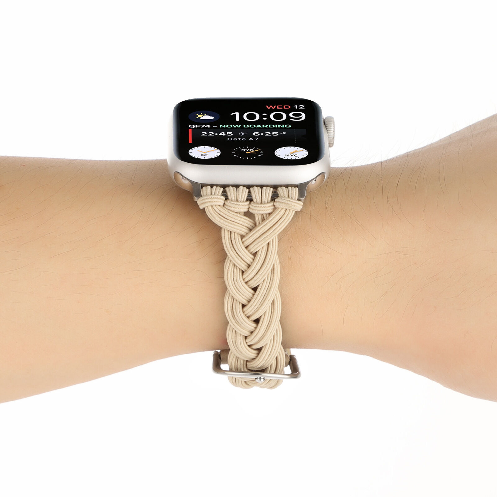 Buy Wholesale China Women Slim Stretchy Elastic Woven Nylon Braided ...