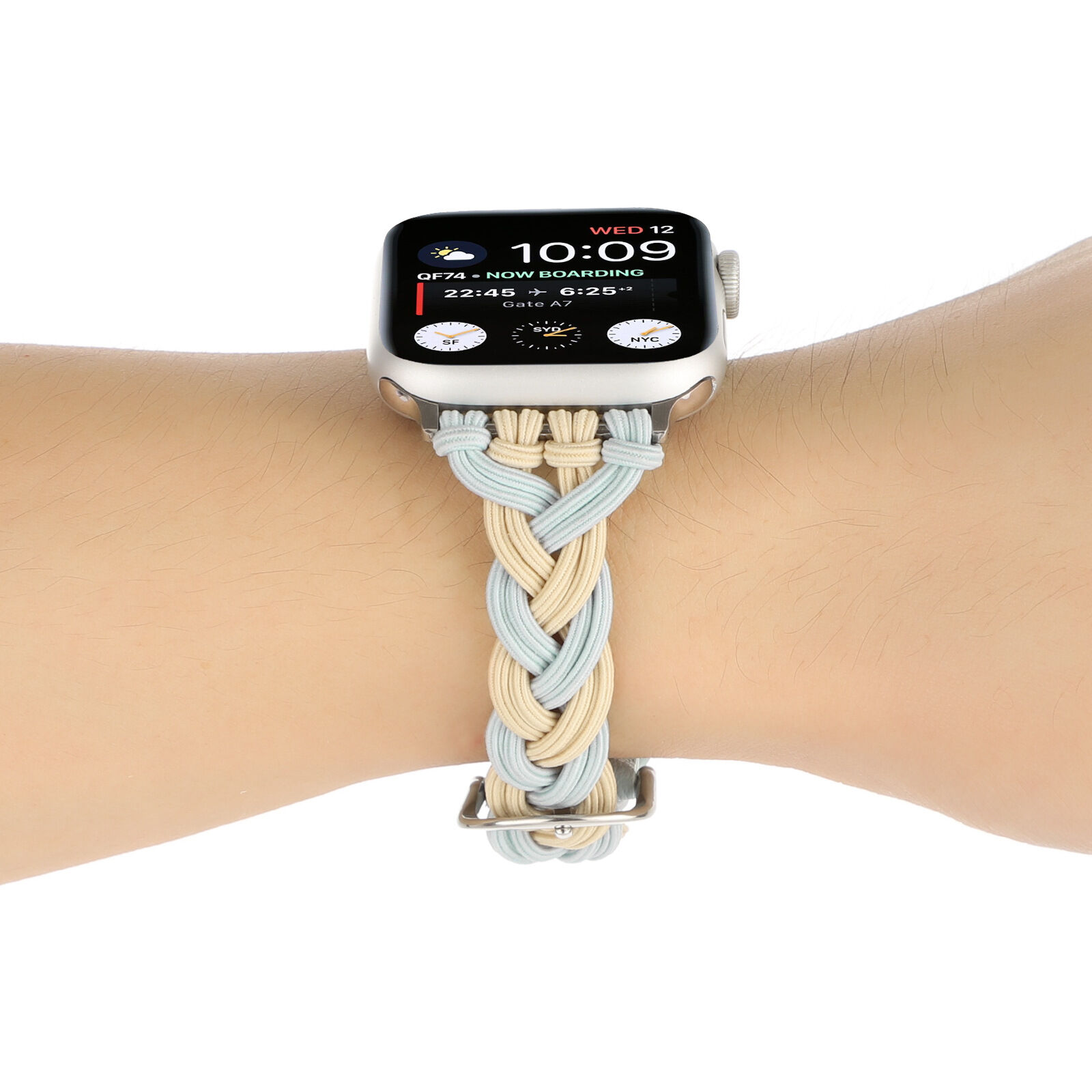 Buy Wholesale China Women Slim Stretchy Elastic Woven Nylon Braided ...