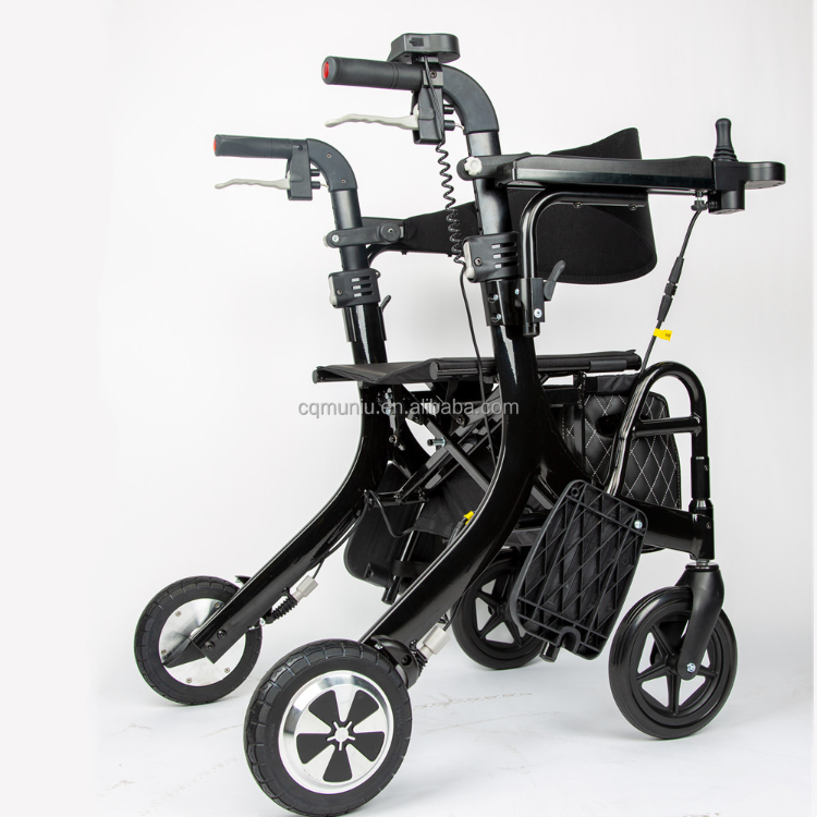 Buy China Wholesale Lightweight Folding Electric Rollator Walker ...