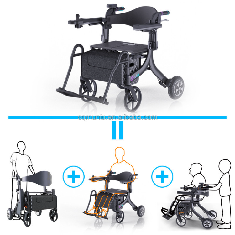 Buy China Wholesale Lightweight Folding Electric Rollator Walker ...