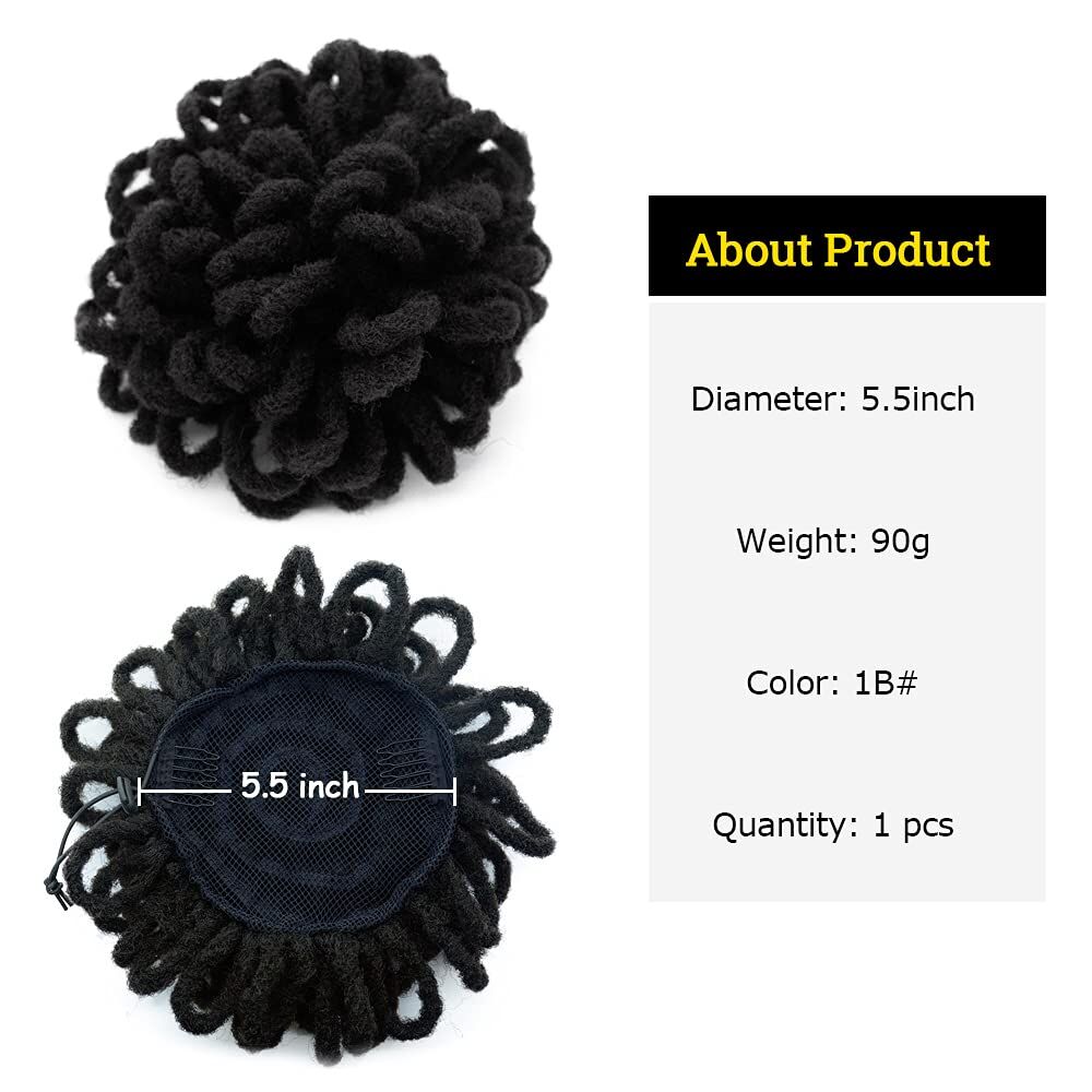 Drawstring Design Hair Ponytail Dreadlocks Crochet Braids Bun For Your ...