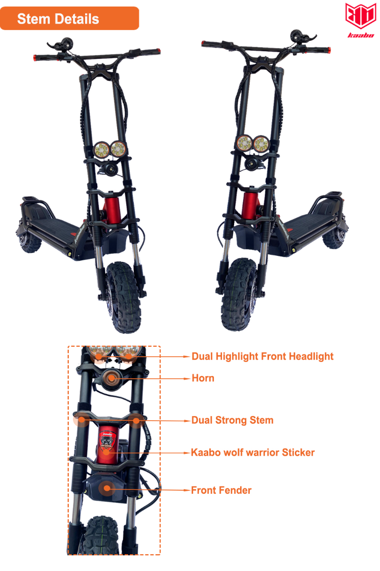 Buy Wholesale China Eu Stock Original Kaabo Wolf Warrior 11 Pro+ 60v ...