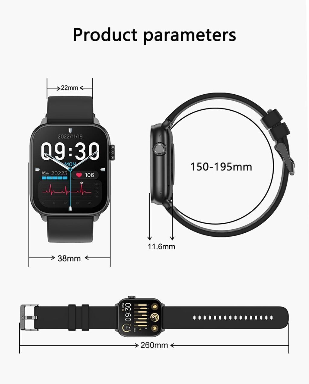 Buy Wholesale China Business Style Smartwatch With Ip68 Waterproof ...